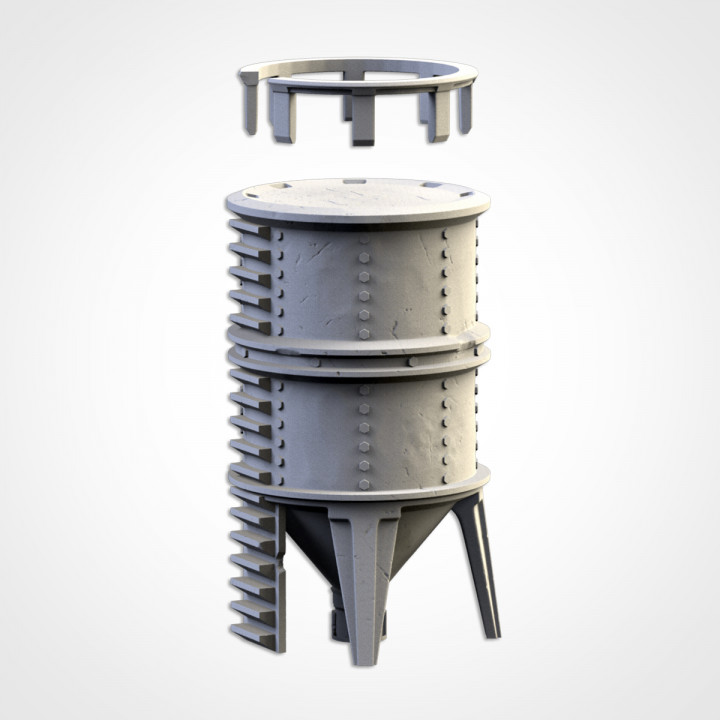 3D Printable Silos & Storage Tanks by Txarli Factory
