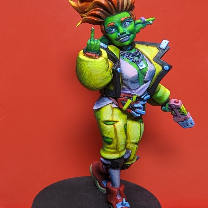 3D Print of Flinty the Punk Goblin by coreypress