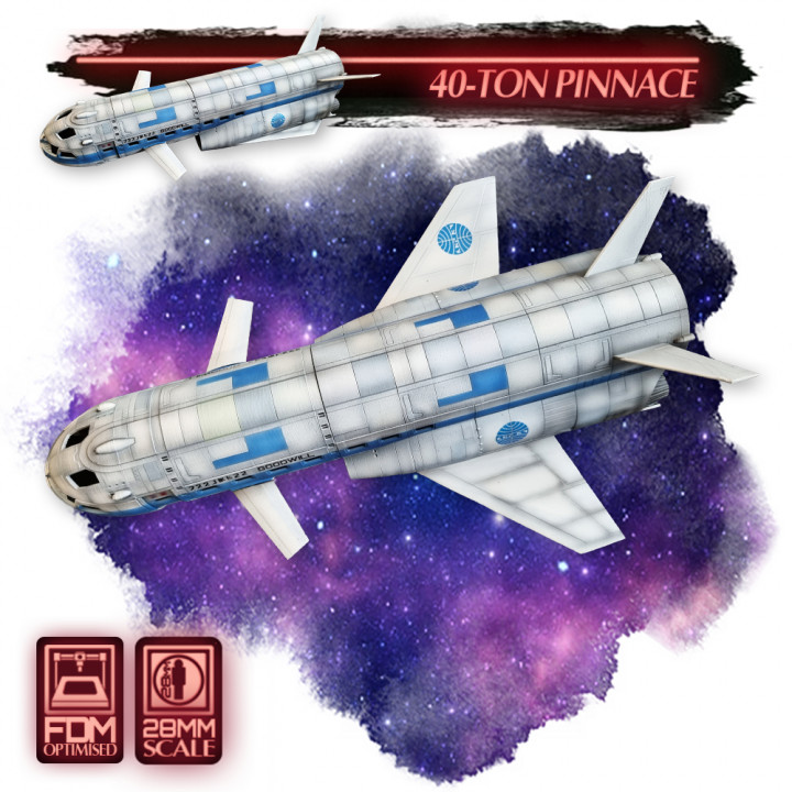 3D Printable 40-Ton Pinnace by 2nd Dynasty