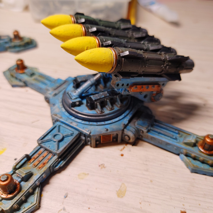 3D Print of 'Scorpicore' Missile System (H-Series Platforms) by Orkster