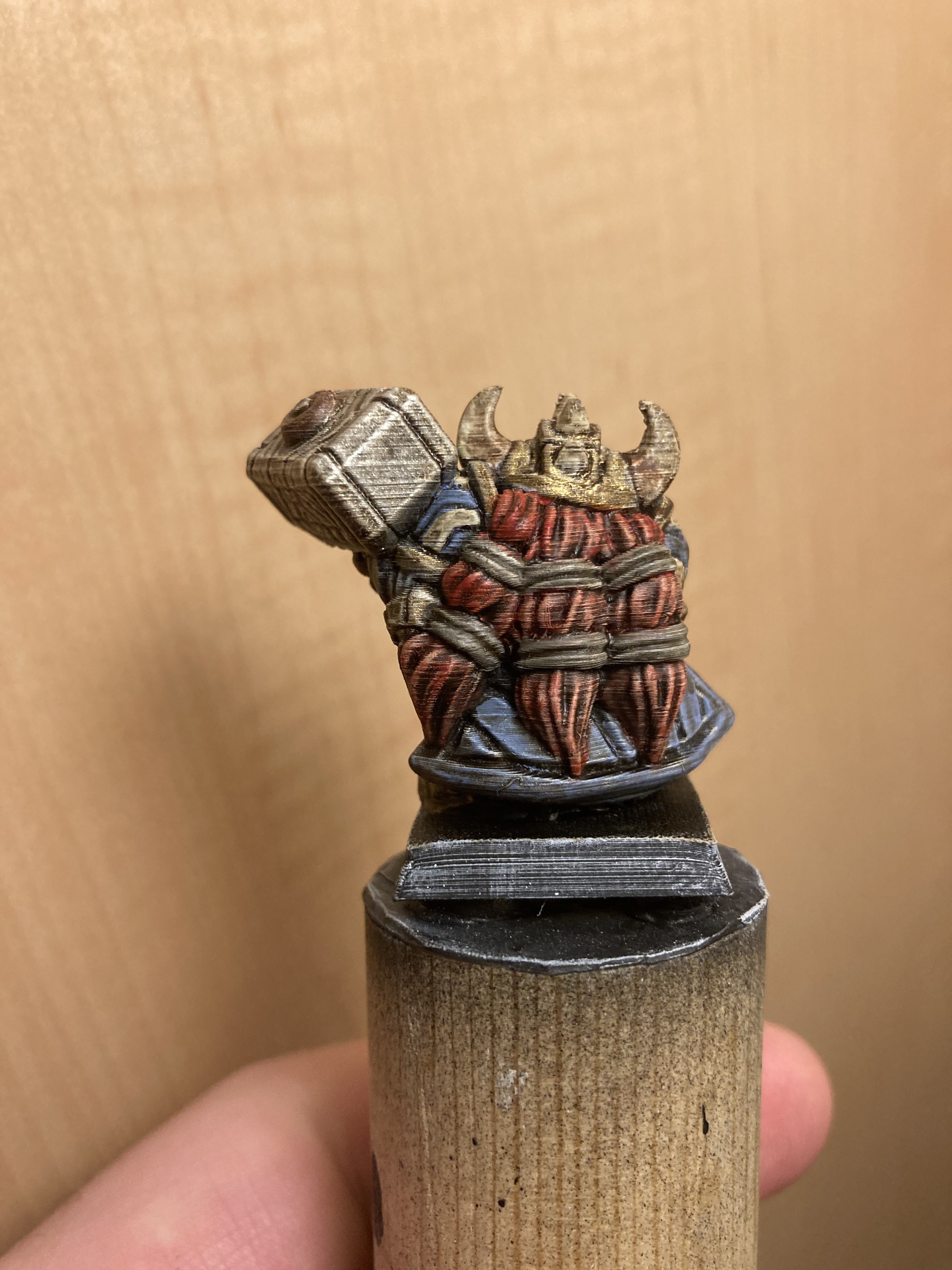 3D Printable Battle Smith - Dwarf - 10mm [SUPPORT FREE] by RAAAH Miniatures
