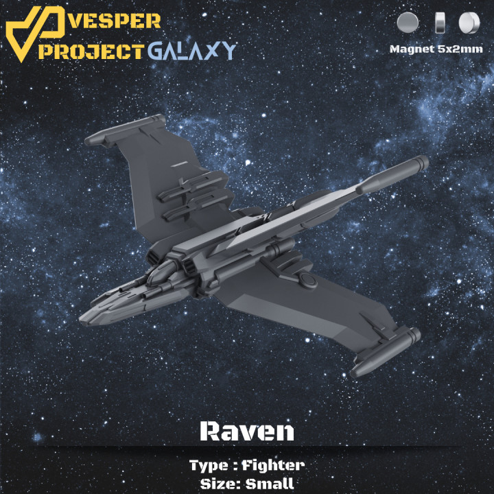 3D Printable Raven by Vesper Project