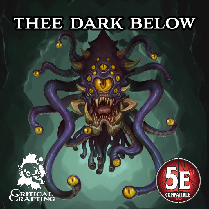 3D Printable The Dark Below by Dillon Olney