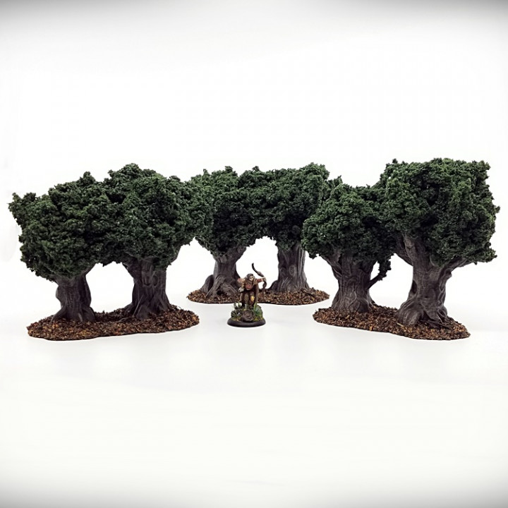 3D Printable Deciduous Trees Deluxe Bundle by Terrainify 3D Printable Deciduous Trees Deluxe Bundle by Terrainify