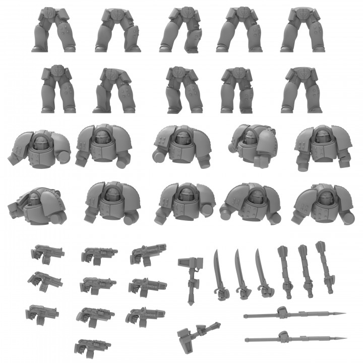 3D Printable Palatinii Tactical Heavy Infantry - Presupported by ...