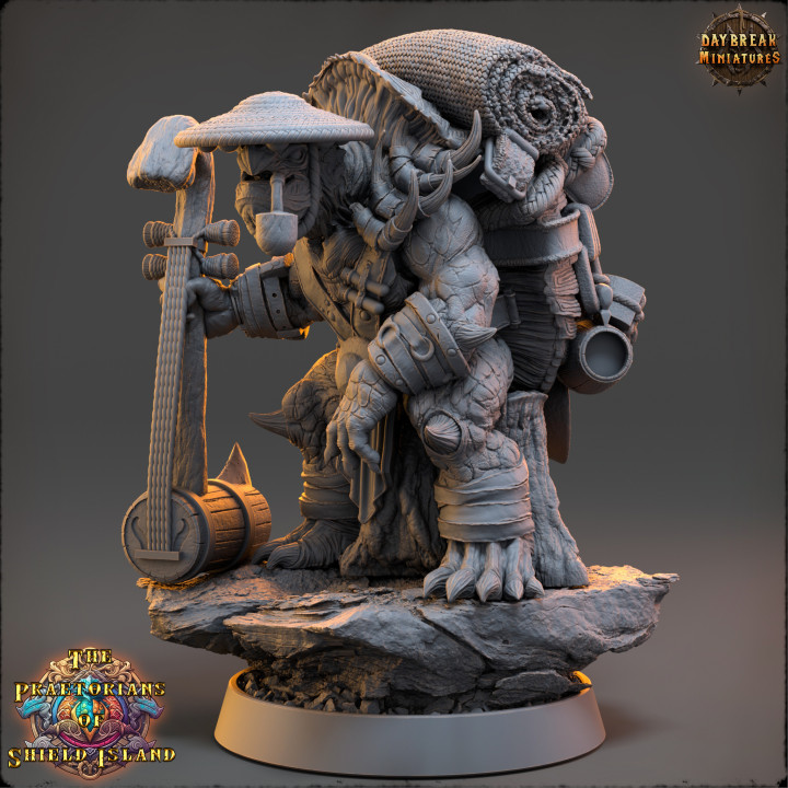 3D Printable Ubac - The Praetorians of Shield Island by Daybreak Miniatures