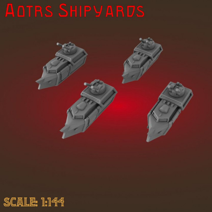 3D Printable MG144-ZD04 Van Gar Scout Vehicle (Autocannon) by Aotrs ...