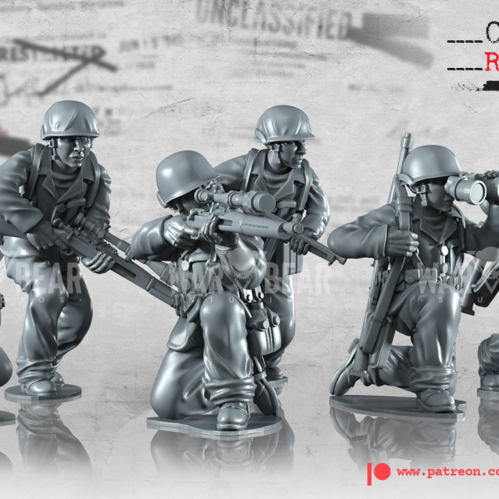 3D Printable WWII USMC support weapons by BattleCat Miniatures