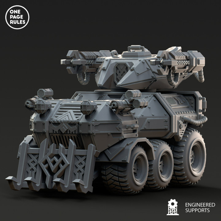 3D Printable Tanks - Dwarf Guilds by One Page Rules