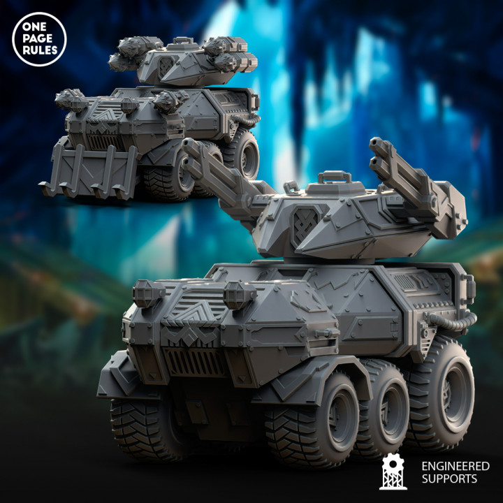 3D Printable Tanks - Dwarf Guilds by One Page Rules