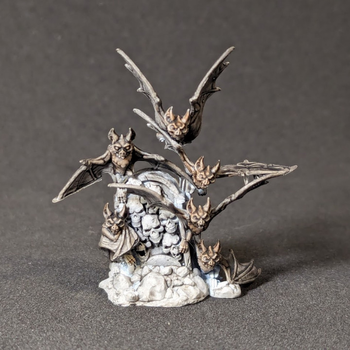 3D Print of Bat Swarms - Vampiric Undead by GlitchyWombat
