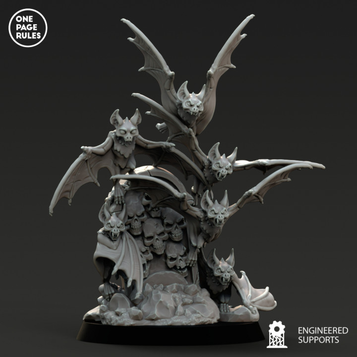 3D Printable Vampiric Bat Swarms by One Page Rules