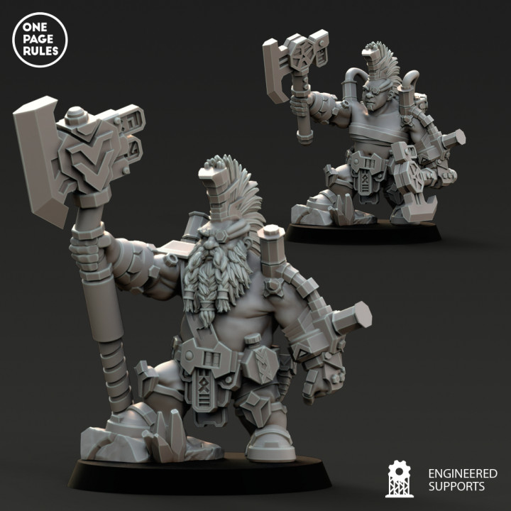 3D Printable Dwarf Guilds - Release #3 by One Page Rules