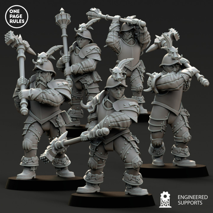 3D Printable Human Empire - Army Bundle #2 by One Page Rules
