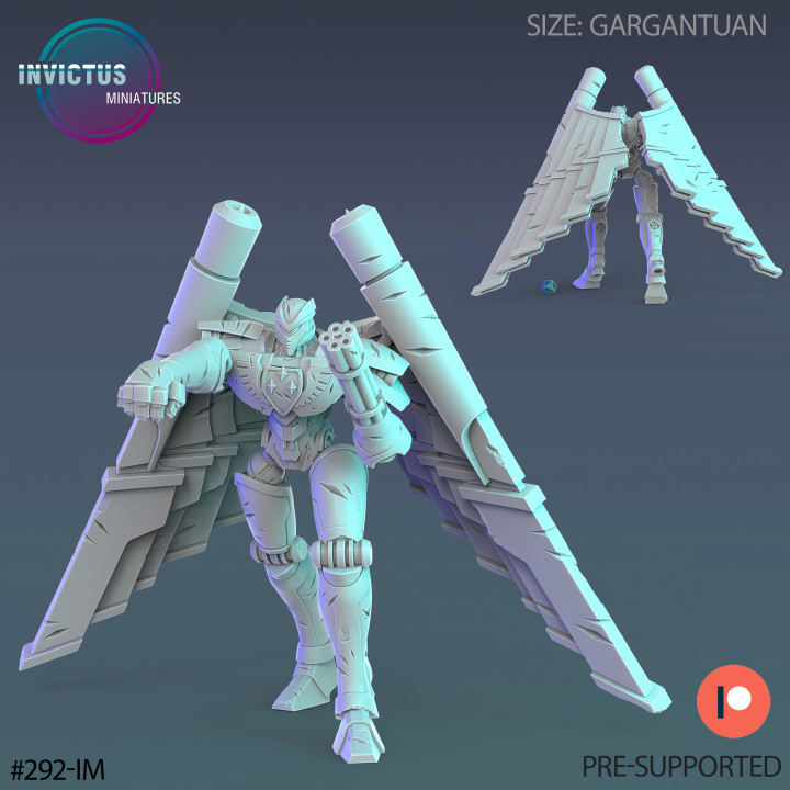 3D Printable Liberty Mecha Set / Space Beast / Cosmic Predator / Alien ...