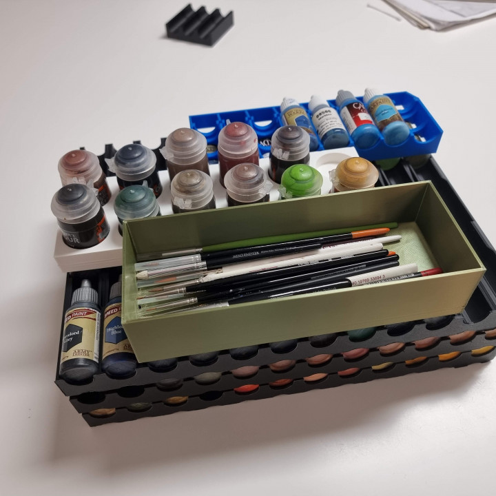 3D Printable Utility trays for Stackable trays by Svend Feldt