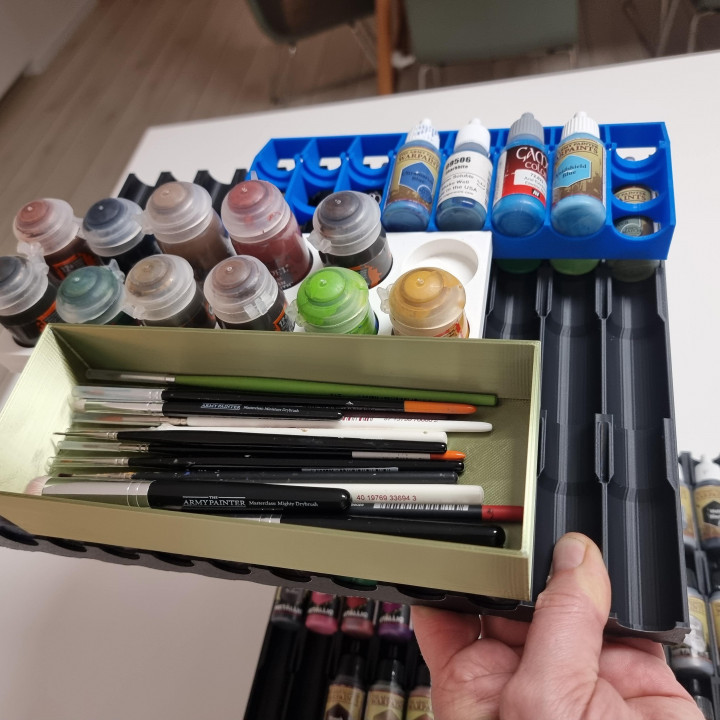 3D Printable Utility trays for Stackable trays by Svend Feldt