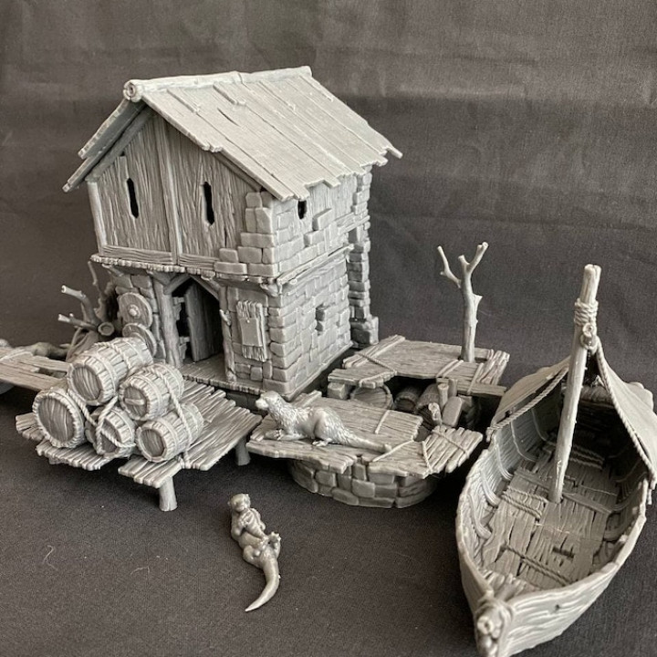 3D Printable Swamp Manor Campaign by Alexander Buryak
