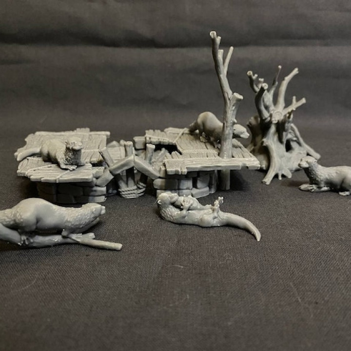 3D Printable Swamp Manor Campaign by Alexander Buryak