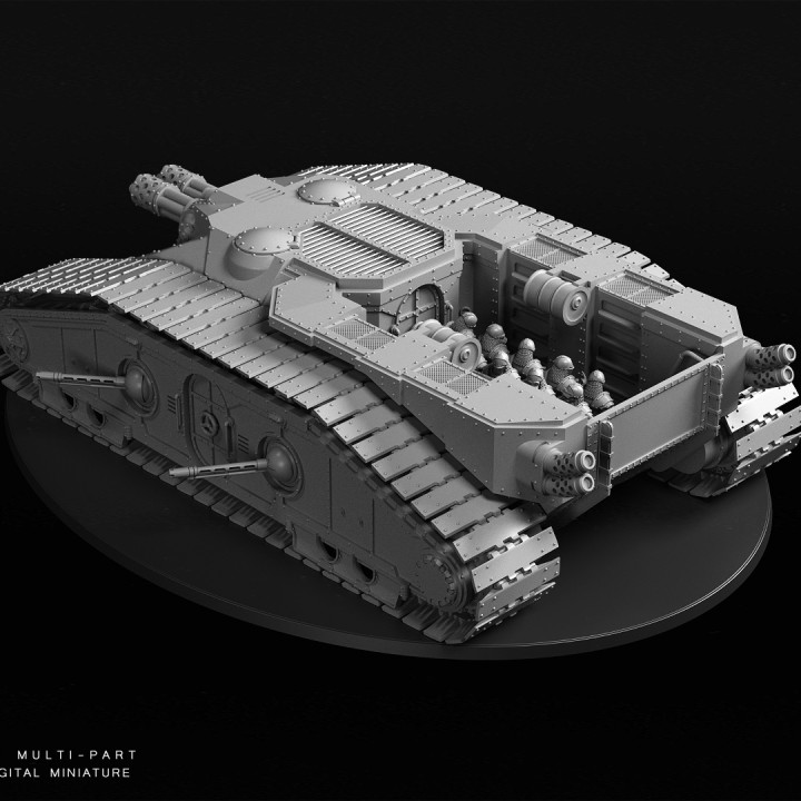 3D Printable [LEGACY] Skjalos Guard - Sarüna Super-Heavy Carrier by ...