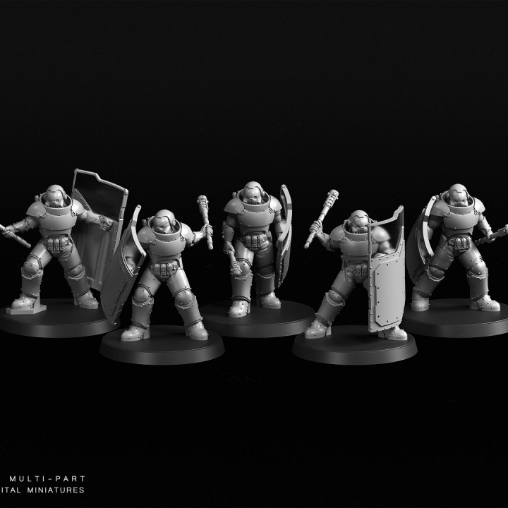 3D Printable [LEGACY] Marshals of Ioke - Peacekeeper Storm Team by ...