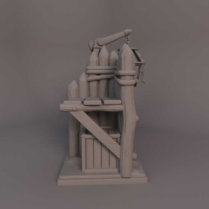 3D Printable Wooden gatehouse by The Cackling Kobold Company