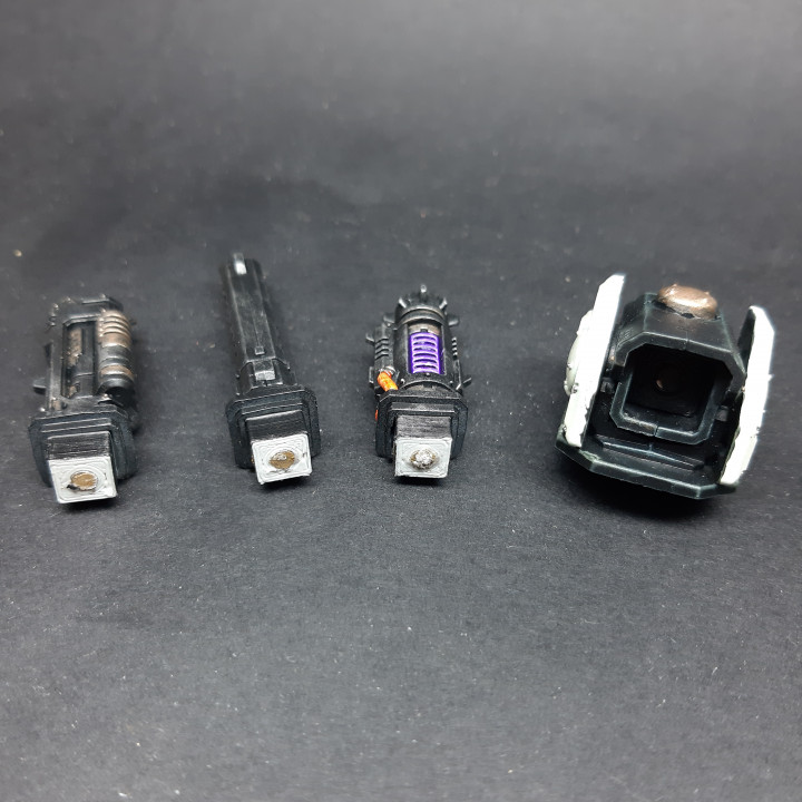 3D Printable Hekaton Land Fortress - Magnetized Gun by Voy Forges