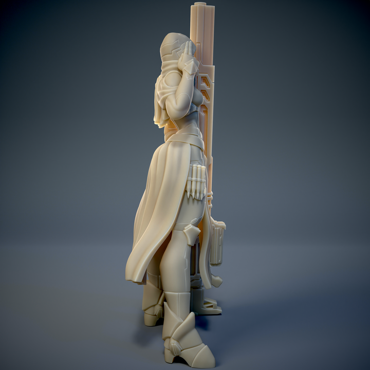 3D Printable Saints sanctioned Sniper Assassin by Mad's Minis
