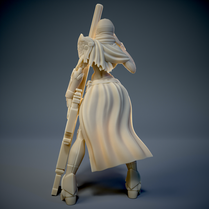 3D Printable Saints sanctioned Sniper Assassin by Mad's Minis