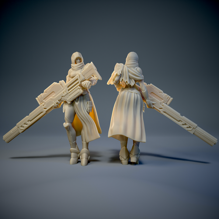 3D Printable Saints sanctioned Sniper Assassin by Mad's Minis