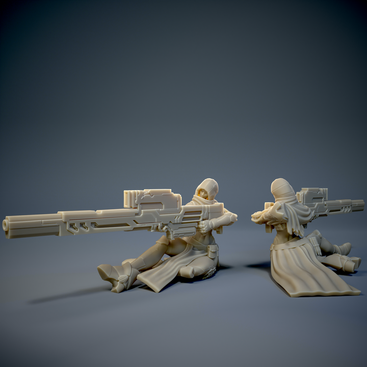 3D Printable Saints sanctioned Sniper Assassin by Mad's Minis