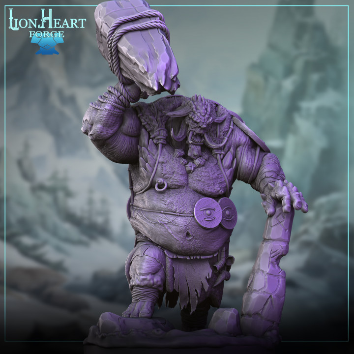 3D Printable Siege troll by Lion Heart Forge