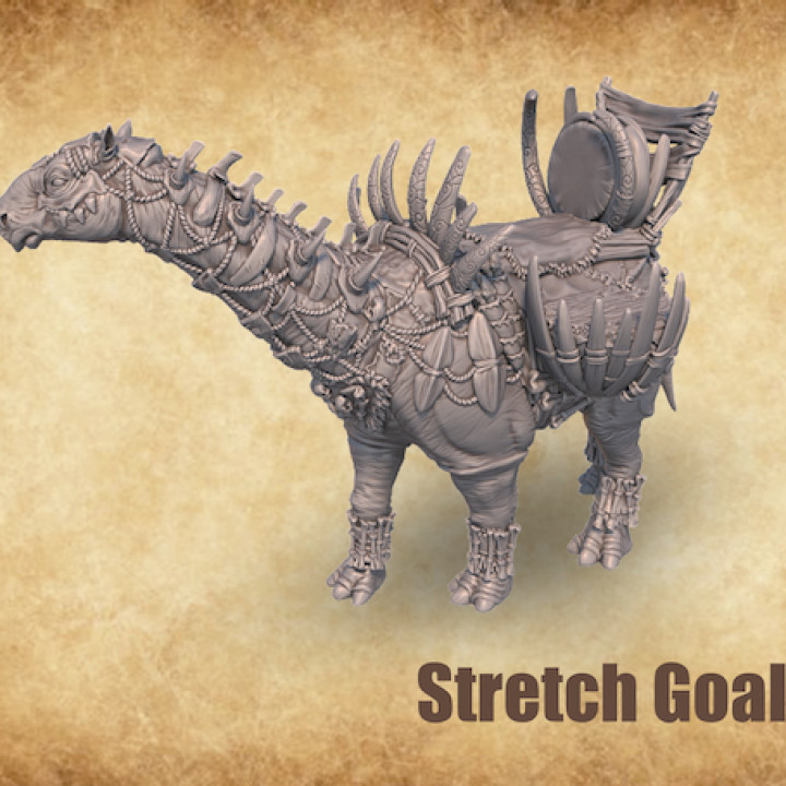 3D Printable Prehistoric beasts by Alexander Buryak