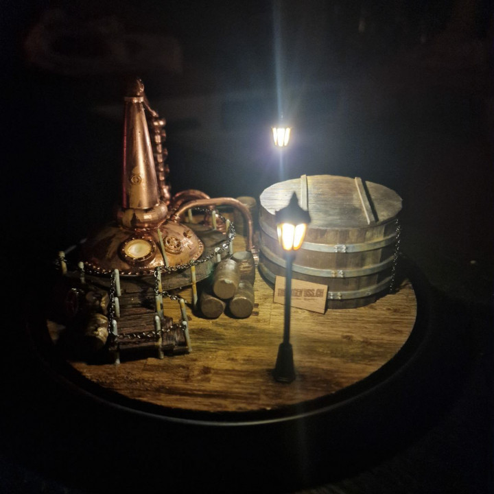3D Printable Whisky Distillery by Andi Haus