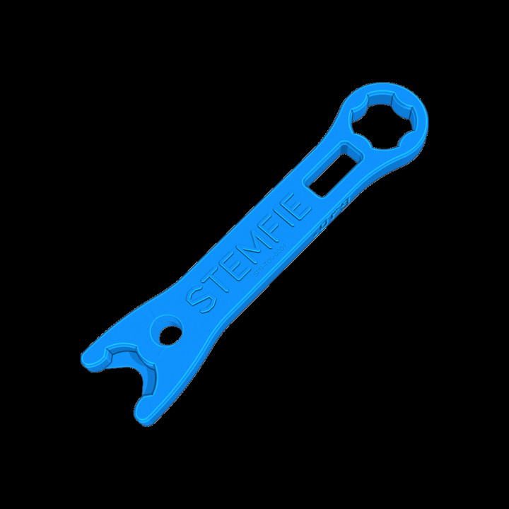3D Printable STEMFIE - Tools - Fastening - Spanner Nut (SPN-TOL-0004 ...