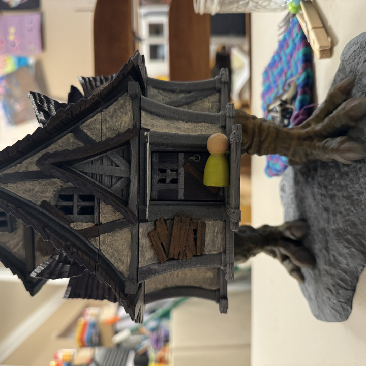 3D Print of Baba Yaga House by ThorTheNinja