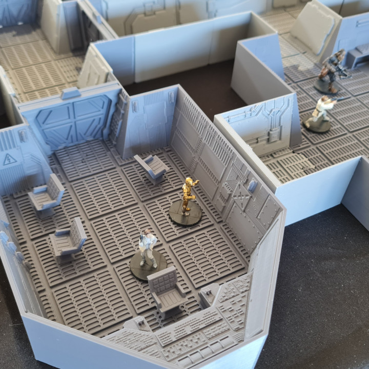 3D Printable INSTADUNGEON™ Sci Fi Expansion Set 2: sci fi interior ...