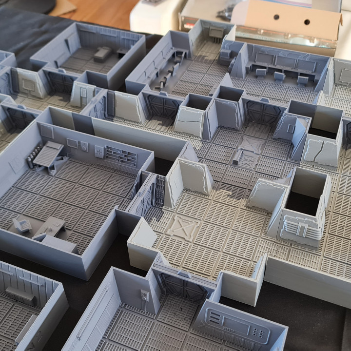 3D Printable INSTADUNGEON™ Sci Fi Expansion Set 2: sci fi interior ...
