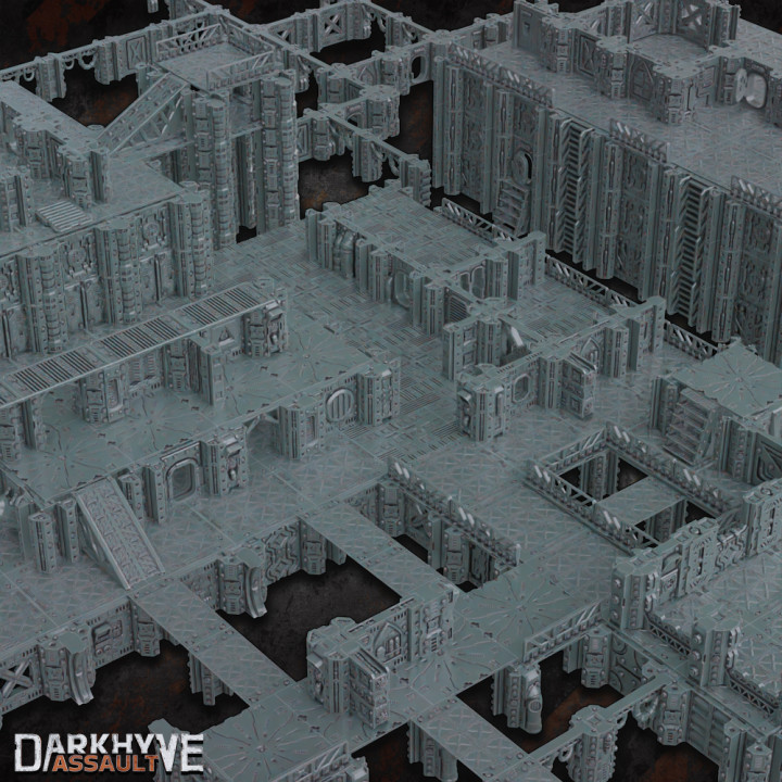 3D Printable DarkHyve Assault – Core Set by Saucermen Studios