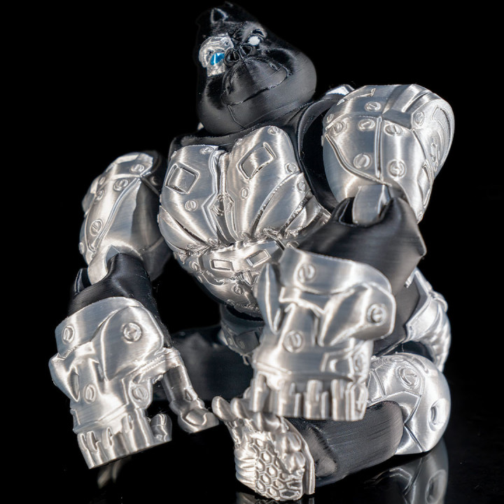 3D Printable Cyborg Ape by Stlflix