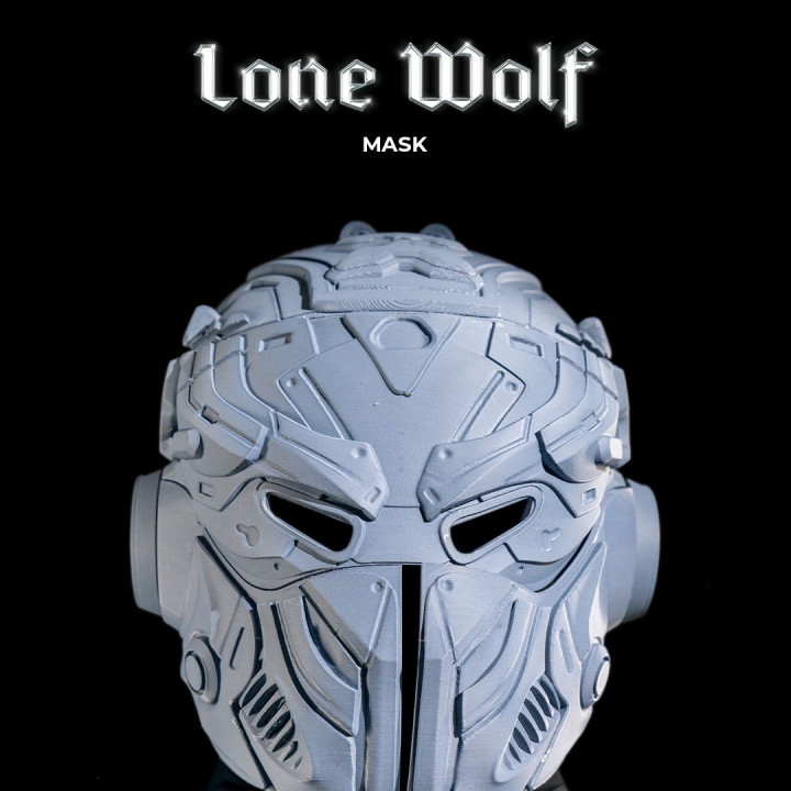 3D Printable Lone Wolf Mask by Stlflix