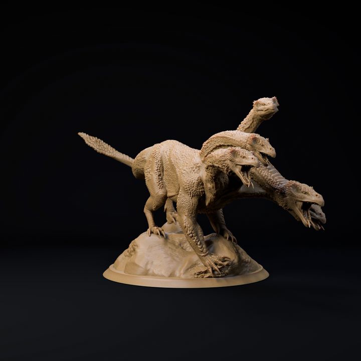 3D Printable Hydra 32mm pre-supported hydra creature by Dino and Dog