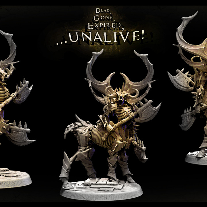3D Printable Dead, Gone, Expired...UNALIVE! (MiniMonsterMayhem Release ...
