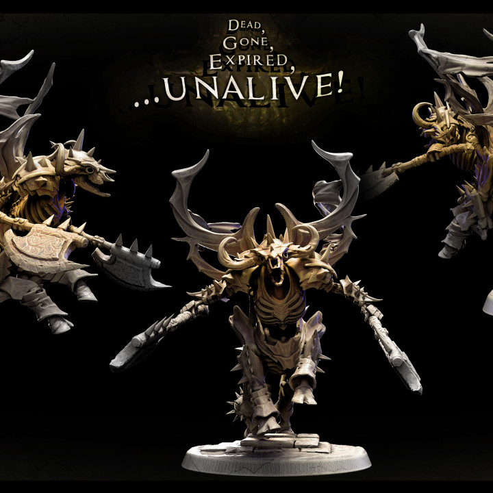 3D Printable Dead, Gone, Expired...UNALIVE! (MiniMonsterMayhem Release ...