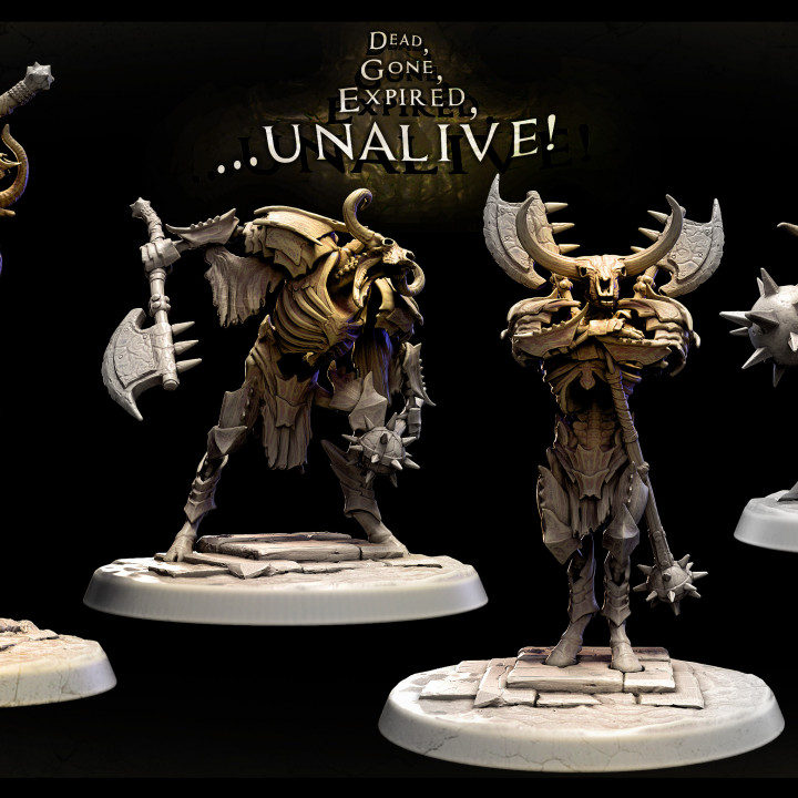3D Printable Dead, Gone, Expired...UNALIVE! (MiniMonsterMayhem Release ...