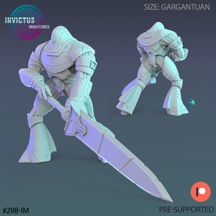 3D Printable Mecha Guardian Set / Space Beast / Cosmic Predator / Alien ...