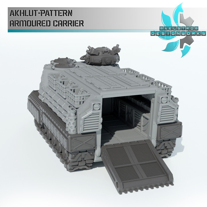 3D Printable Akhlut-Pattern Amphibious Assault Vehicle by Maelstrom ...
