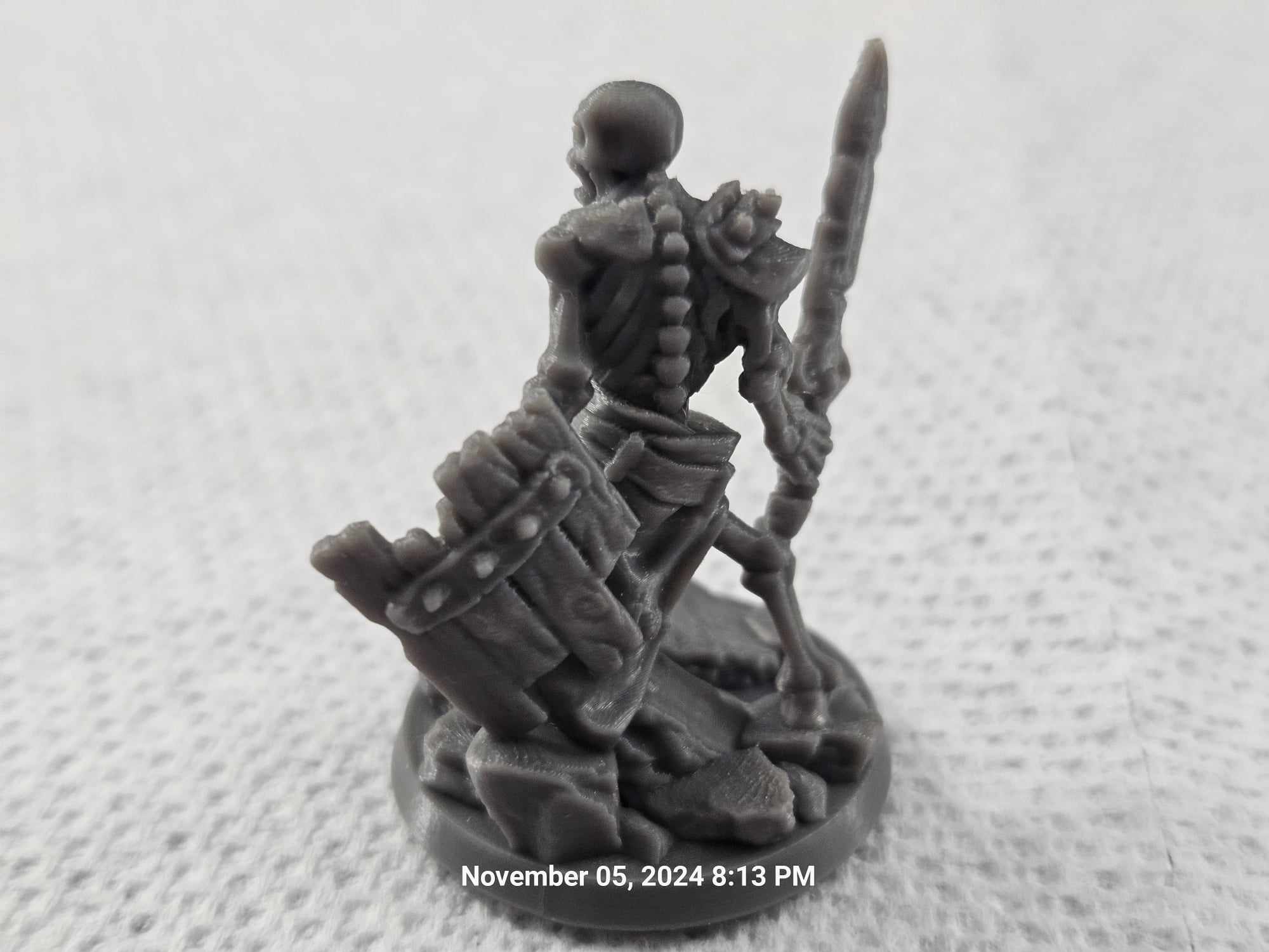 3D Print of Supportless Skeleton Sample Wooden Shield by ghostrider2k