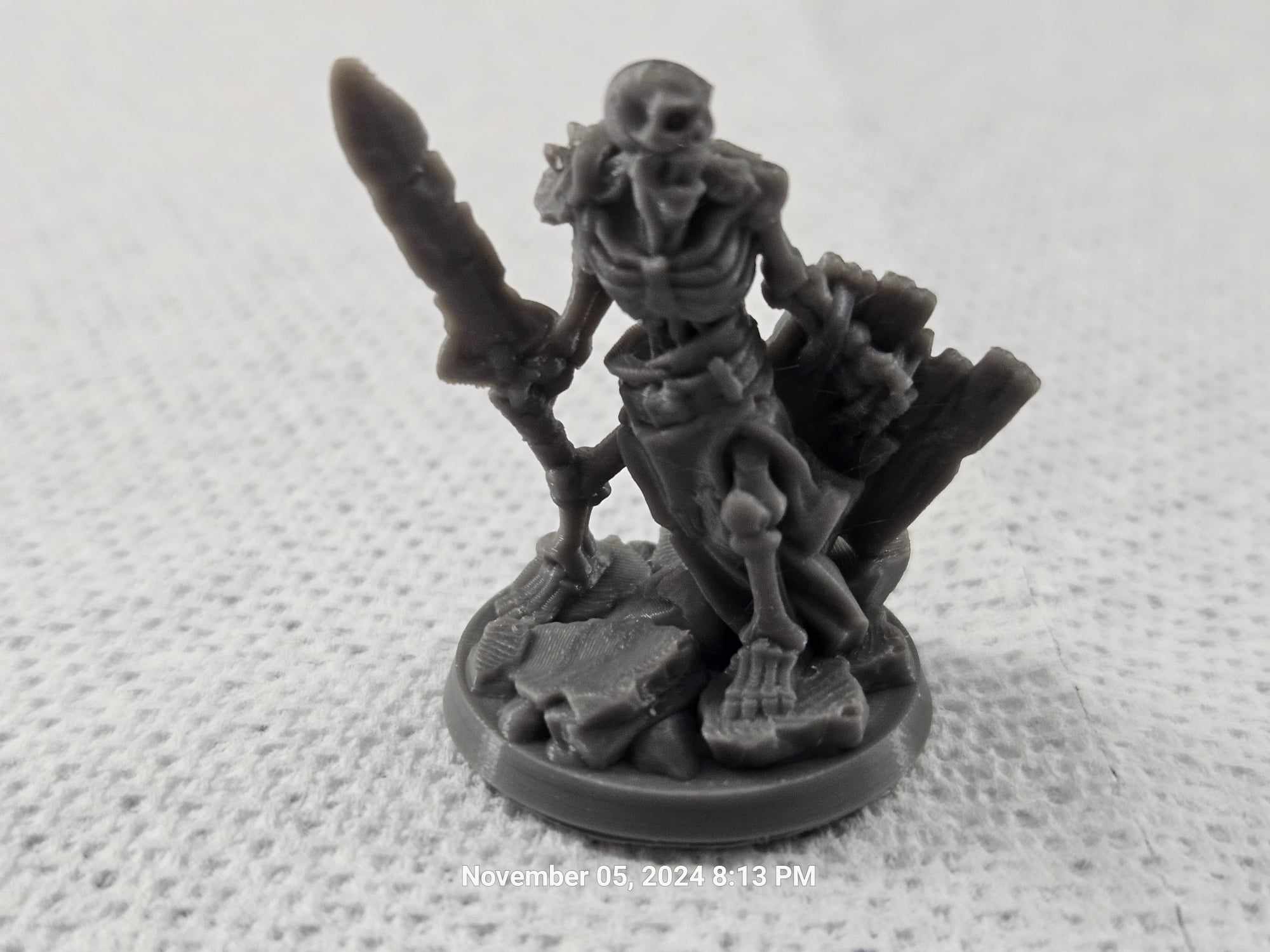 3D Print of Supportless Skeleton Sample Wooden Shield by ghostrider2k