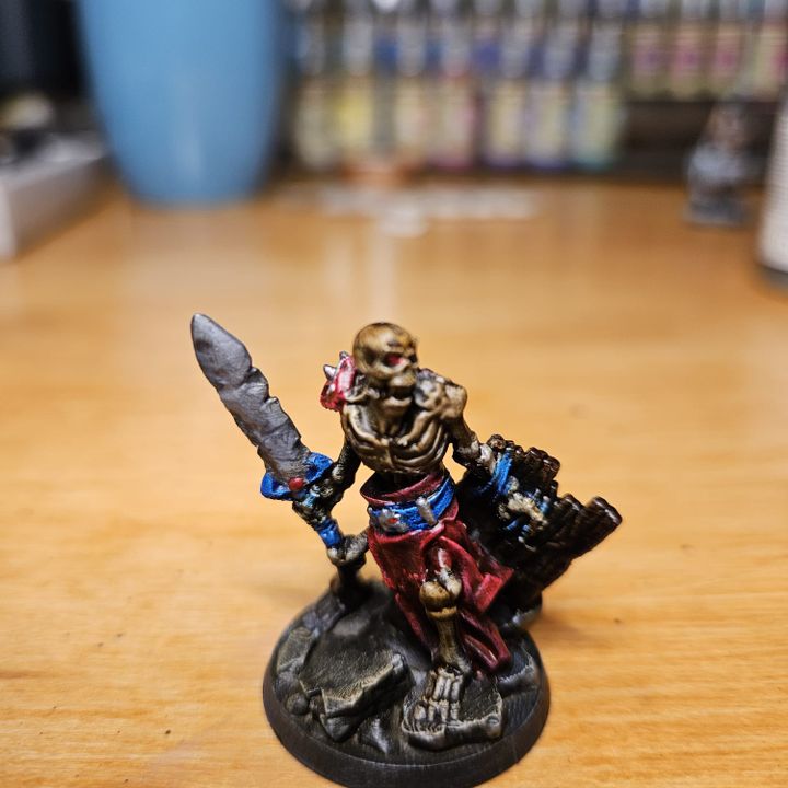 3D Print of Supportless Skeleton Sample Wooden Shield by patriciospallatti